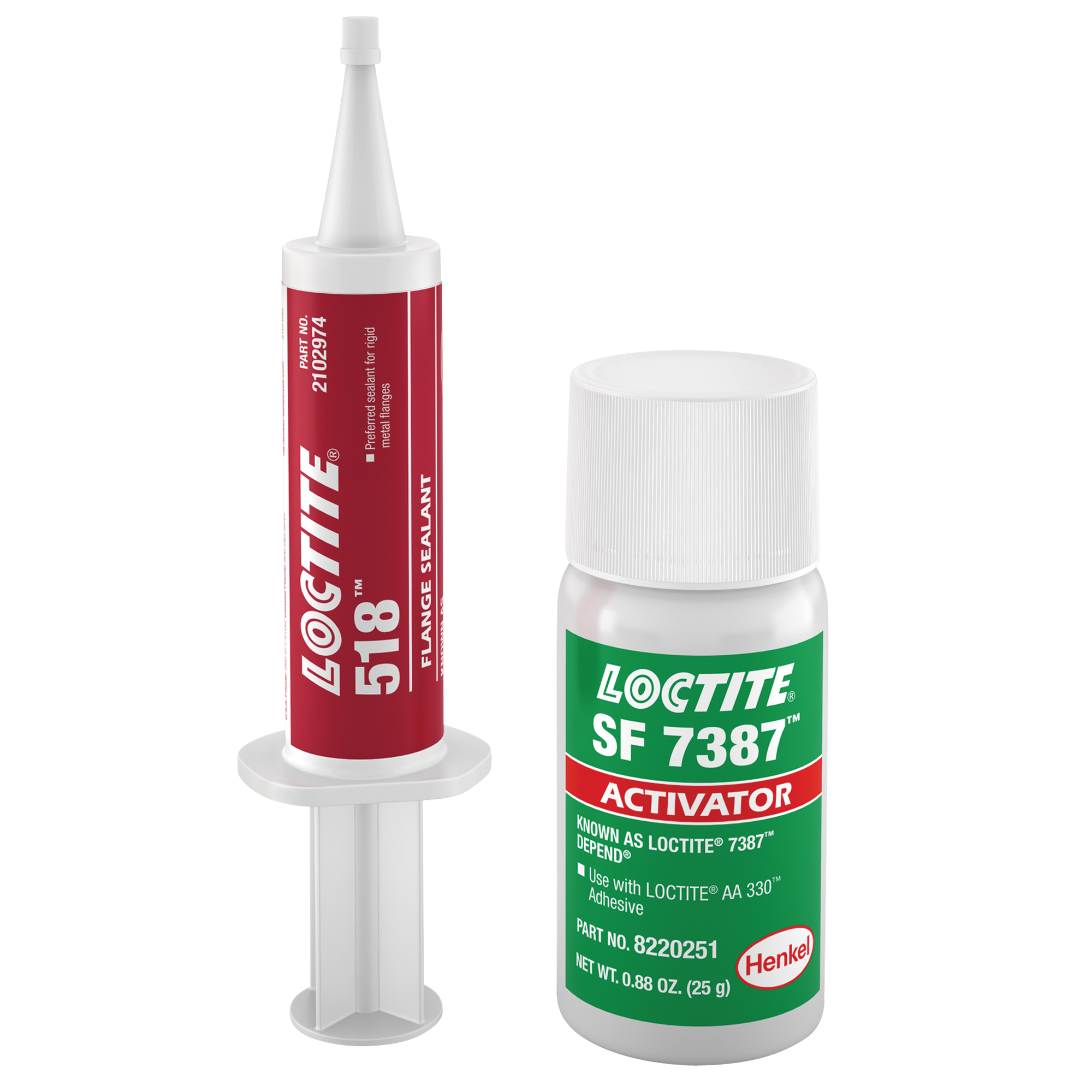 Loctite 518 Flange Sealant, Syringe, Red AF216 | Vision Industrielle